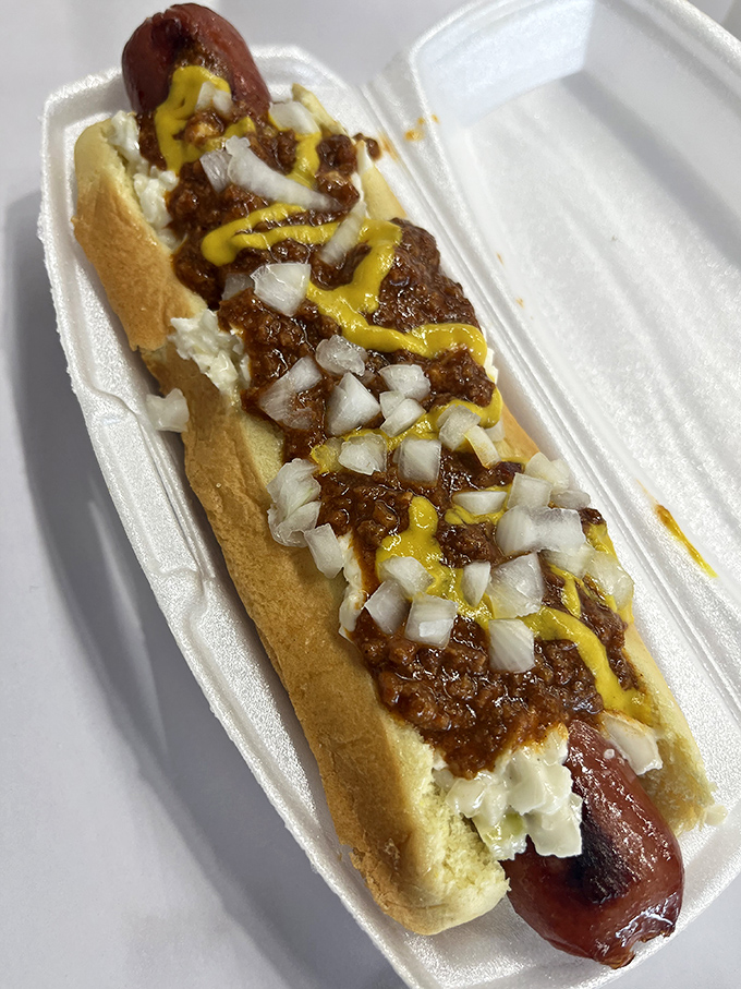 Hot dogs getting the star treatment they deserve, dressed up like they're heading to the Oscars of casual dining.