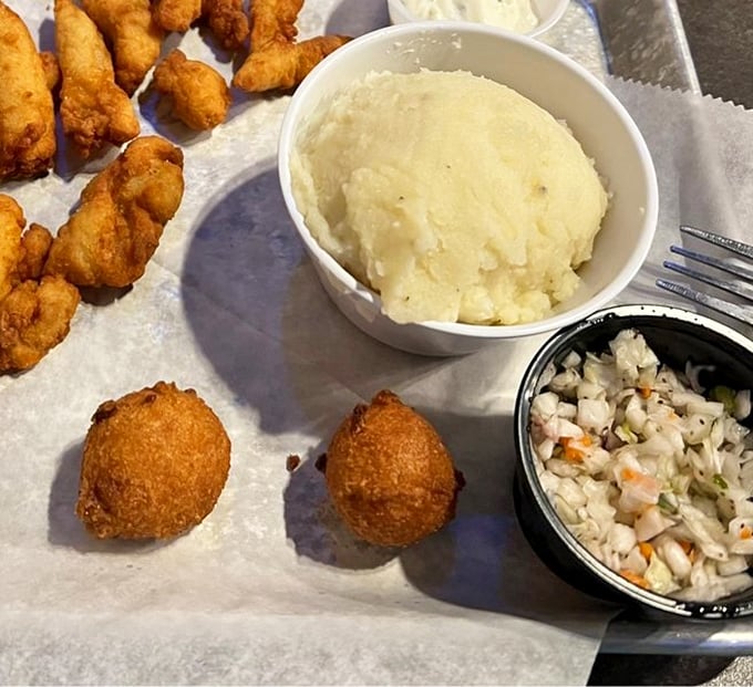 Hush puppies so good, they'll make you forget every chain restaurant version you've ever endured.