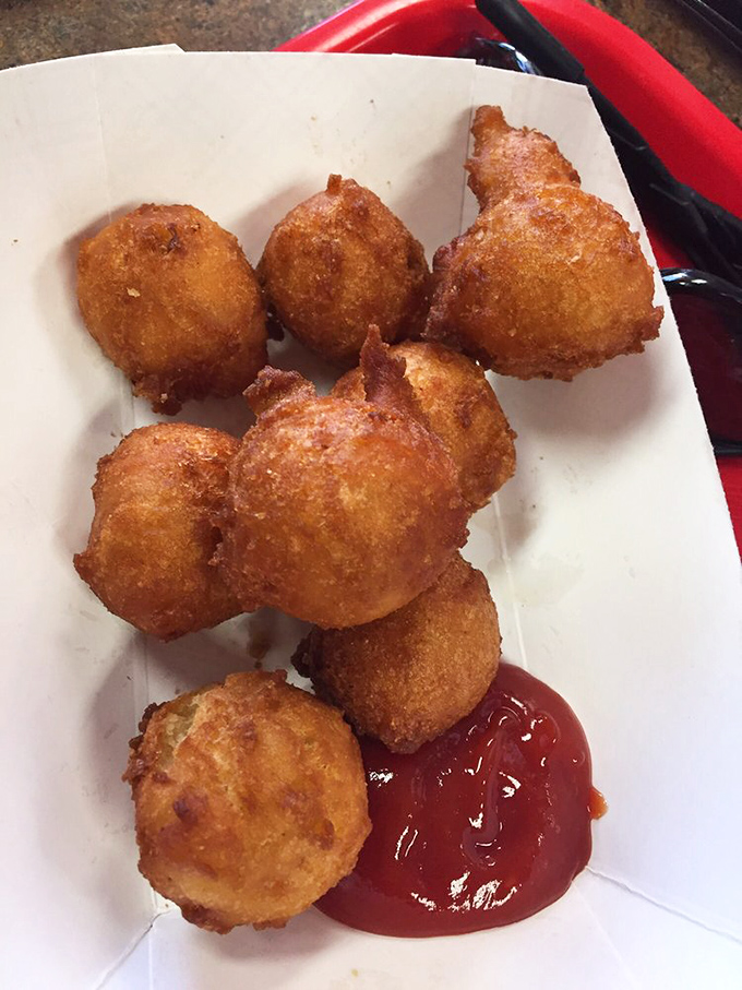 These hush puppies aren't just fried cornmeal&mdash;they're golden orbs of Southern hospitality that crunch, then melt, then make you order another batch.