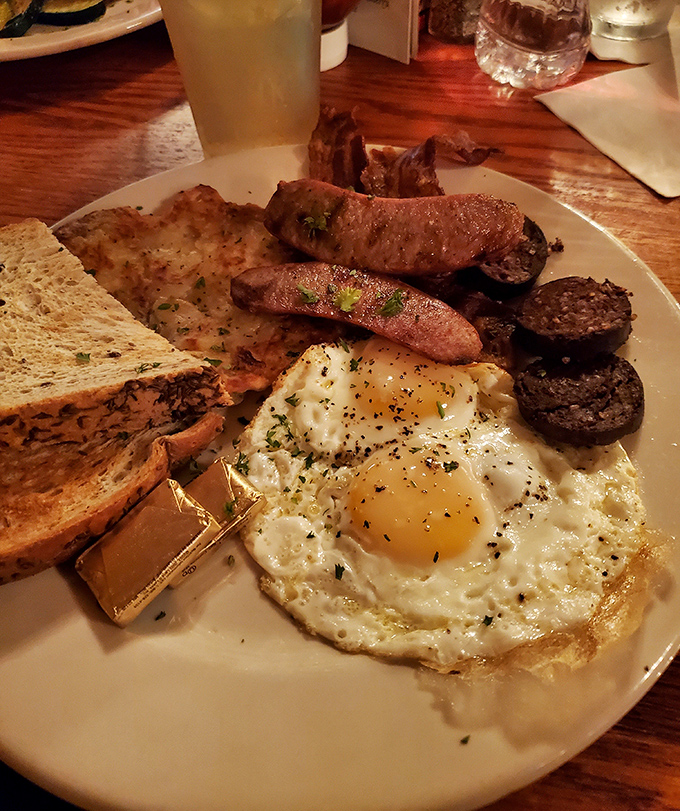 The Irish Breakfast doesn't mess around&mdash;eggs, bangers, black pudding and toast create the perfect morning feast or hangover cure.