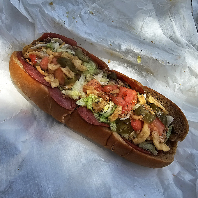 The Italian sub &ndash; a carefully engineered stack of meats, veggies, and toppings that puts ordinary sandwiches to shame. Architecture you can eat.