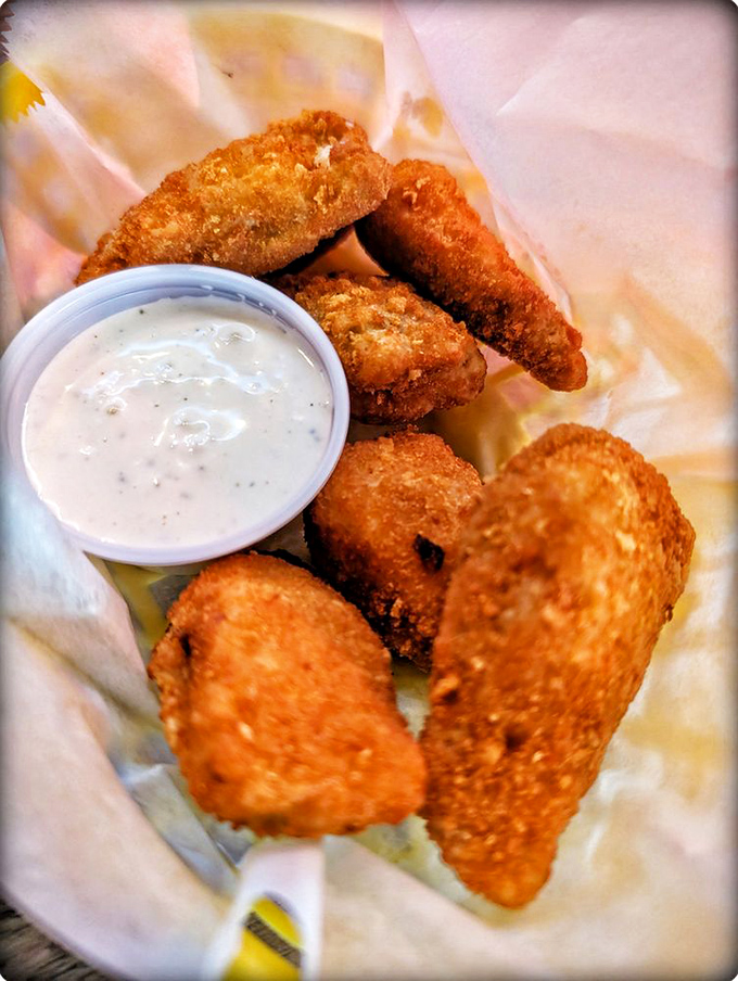 Golden-brown on the outside, molten goodness within &ndash; these chicken tenders aren't just finger food, they're finger-licking philosophy.