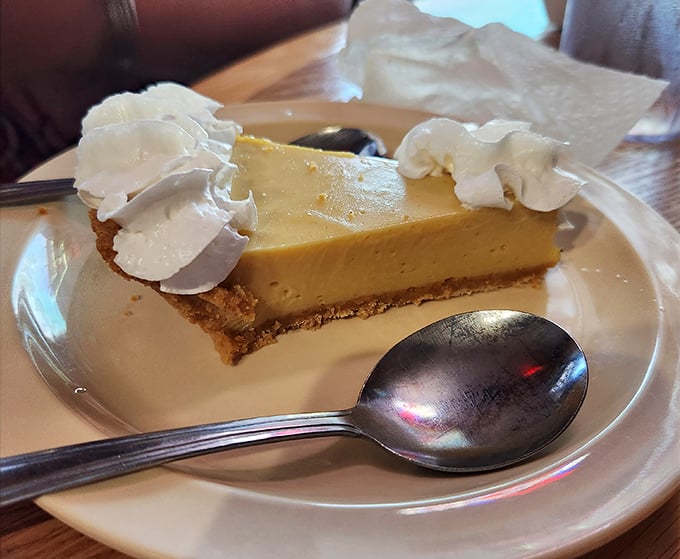 Key lime pie that strikes that perfect balance between tart and sweet, like Florida sunshine in dessert form.