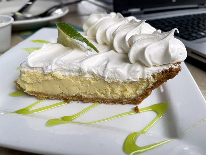 Key lime pie that strikes the perfect balance between sweet and tart—Florida's answer to world peace on a plate.