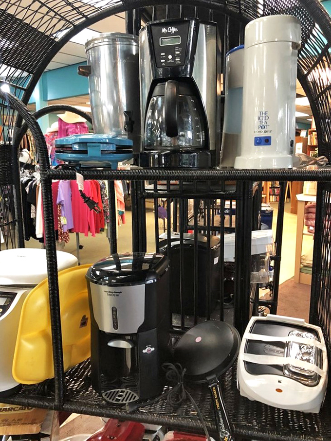The small appliance graveyard where coffee makers get their second chance. That Mr. Coffee might have brewed for someone famous&mdash;or at least someone's famous aunt.