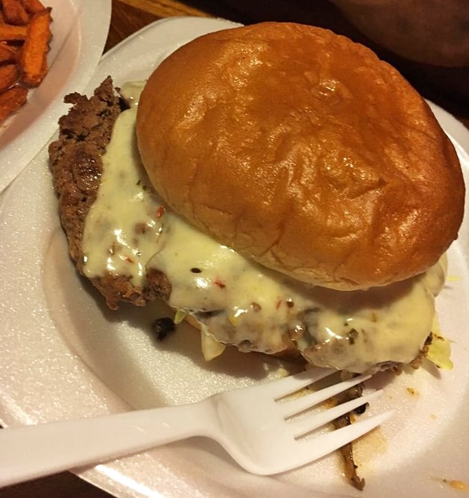 The lamb burger that launched a thousand return visits. That golden bun, that melty cheese &ndash; it's the burger equivalent of a standing ovation.