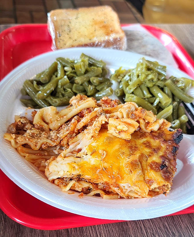 Comfort food that doesn't just feed the stomach but hugs the soul. Green beans and pasta baked with cheese&mdash;proof that vegetables can be exciting.