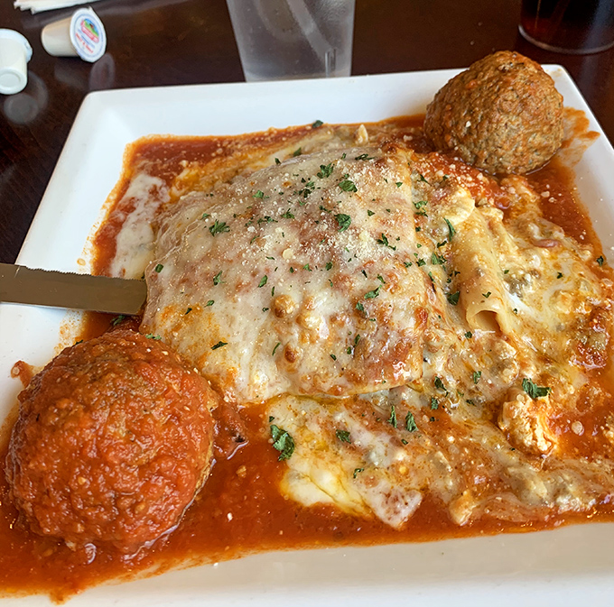 This lasagna and meatballs combo isn't just comfort food&mdash;it's a warm hug from an Italian grandmother you never knew you had.