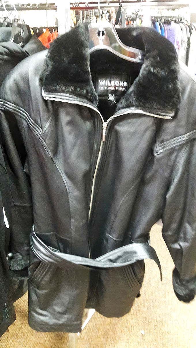 This leather jacket isn't just pre-loved—it's been pre-cooled to that perfect worn-in state that usually takes years to achieve.