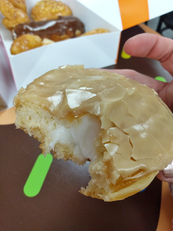 Bite into this cream-filled masterpiece and prepare for a flavor explosion. The filling-to-dough ratio is mathematical perfection.