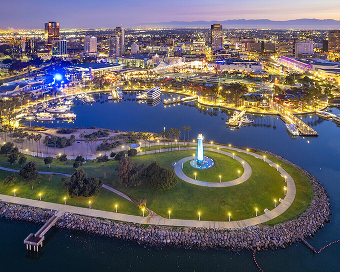 Lighthouse enthusiasts, rejoice! This beacon at Shoreline Aquatic Park offers both maritime history and Instagram-worthy sunset views in one tidy package.