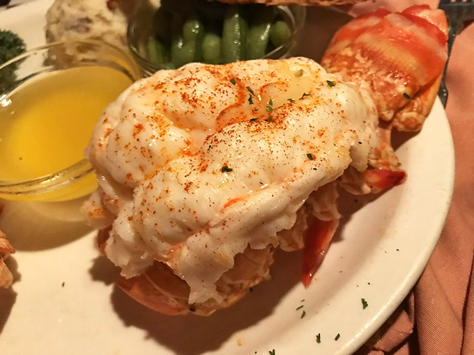 This lobster tail is bigger than most people's dreams and twice as satisfying.