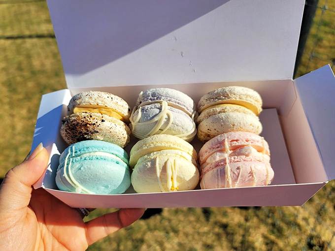 These macarons aren't just desserts, they're edible jewelry&mdash;delicate, colorful treasures that make you feel fancy even while eating in your car.
