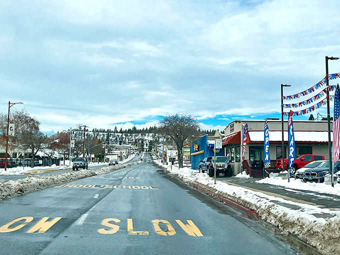 Winter in Susanville brings postcard-worthy street scenes and snow that actually stays on the ground instead of causing citywide panic.