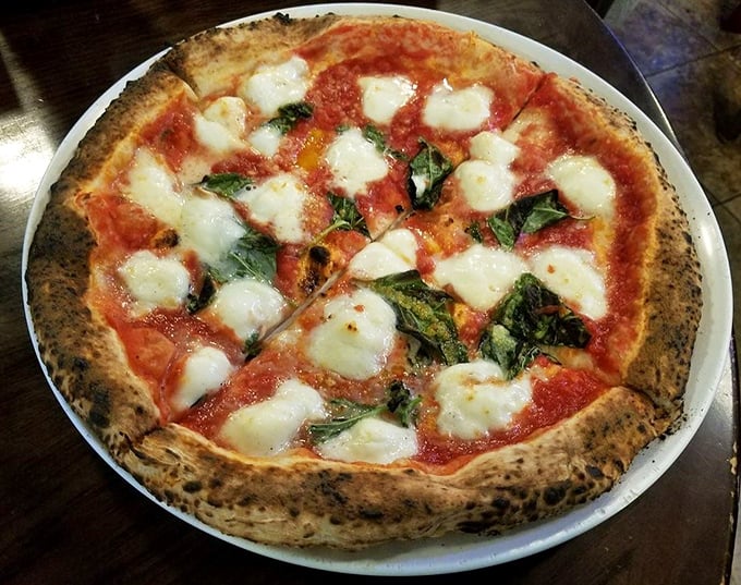 The Margherita pizza&mdash;pizza's equivalent of the little black dress. Timeless, elegant, and always the right choice for any occasion. 