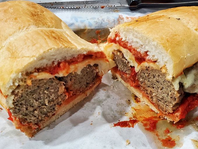 The meatball hoagie that launched a thousand return trips, where the sauce-to-bread ratio achieves that elusive perfect balance every sandwich aspires to.