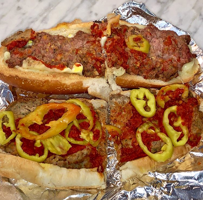 The meatball sub that launched a thousand cravings. Those banana peppers add just enough zing to cut through the richness.
