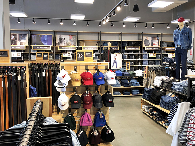 Menswear displays so organized, even the most fashion-challenged guy can't mess up.