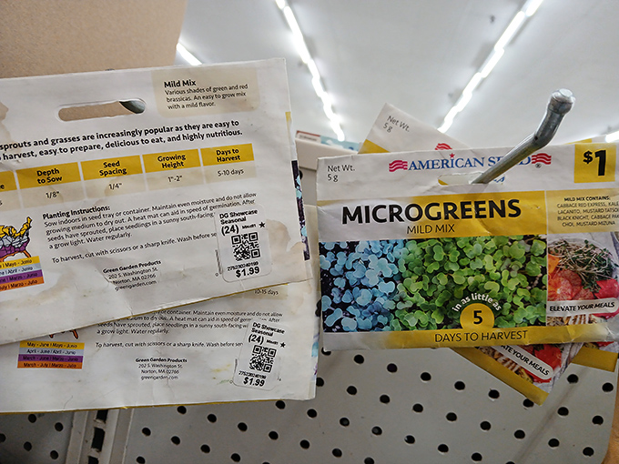 Garden dreams for a dollar! These microgreens seeds promise farm-to-table bragging rights without breaking the bank.