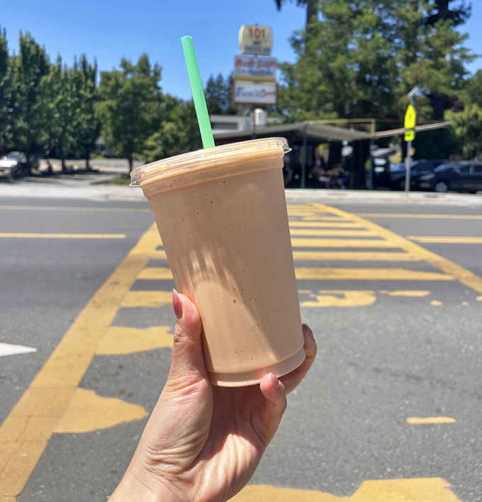 Thick, creamy, and worth every brain freeze&mdash;this milkshake doesn't mess around with being healthy.