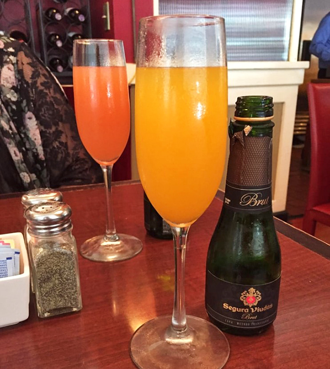 Weekend brunch reaches its full potential with these mimosas &ndash; sunshine in a glass with bubbles for good measure.
