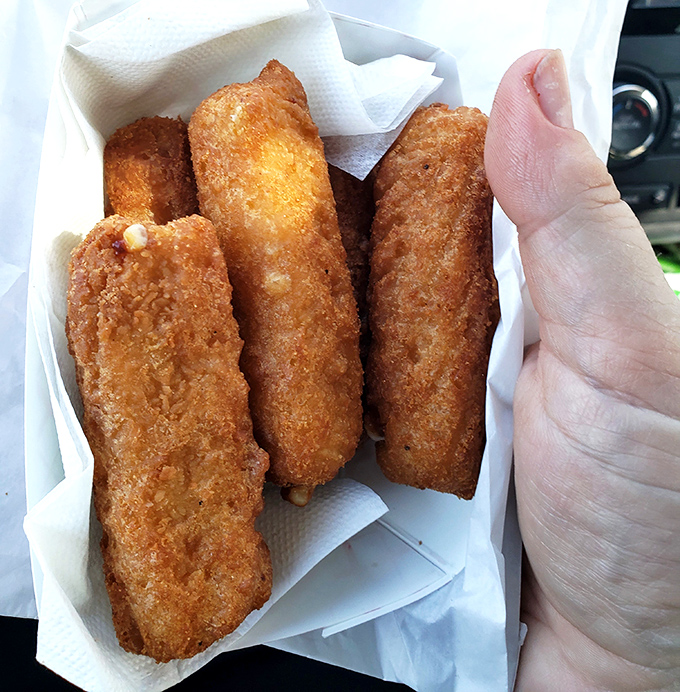 Cheese sticks that achieve that mythical balance&mdash;crispy exterior giving way to that perfect cheese pull that deserves its own slow-motion sequence.