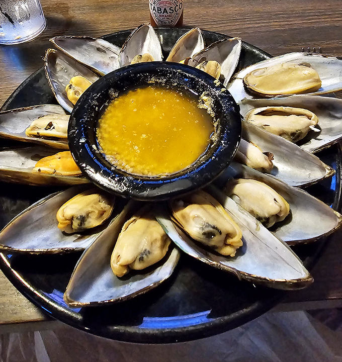 Thursday's mussel special arrives like a sunburst on your table&mdash;plump bivalves surrounding liquid gold butter sauce for dipping.