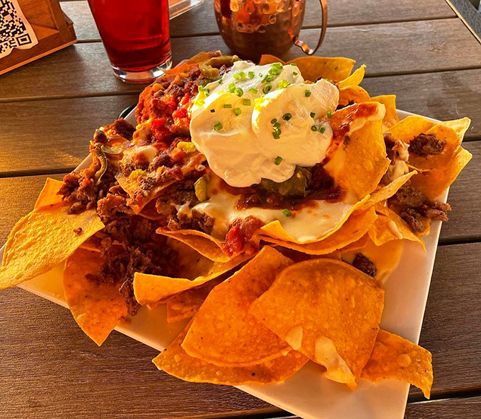 Nachos that require a topographical map to navigate&mdash;each chip an expedition into layers of melty, meaty bliss.
