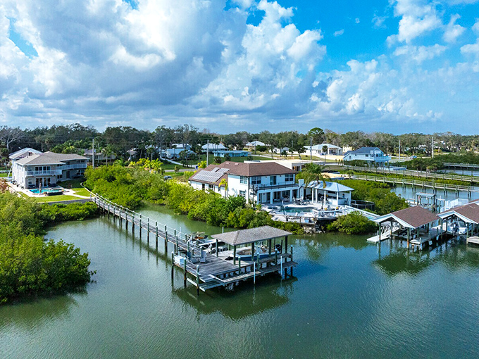 Waterfront living that doesn't require winning the lottery. These canal-front homes offer daily doses of that "vacation feeling."
