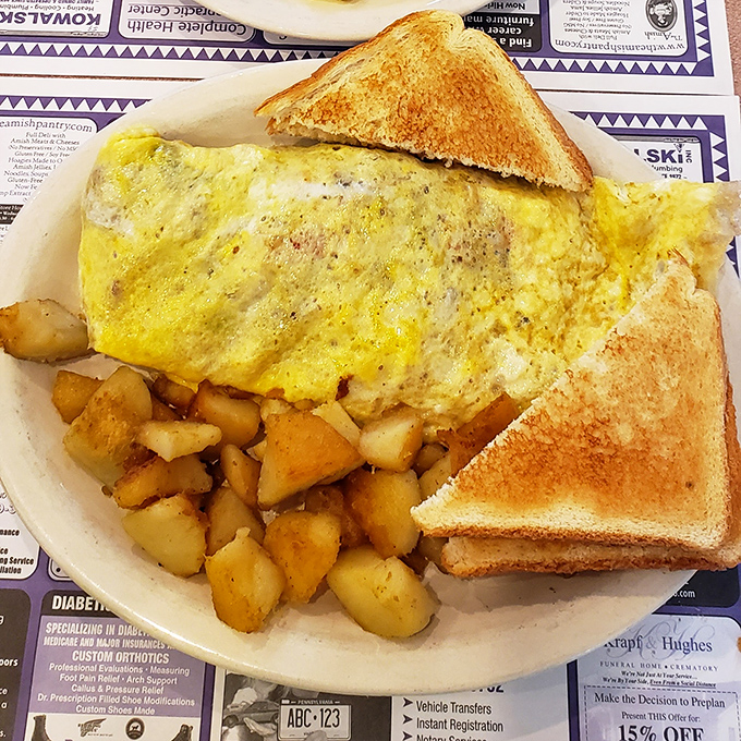 This omelet proves that sometimes the simplest preparations yield the most satisfying results on your plate.