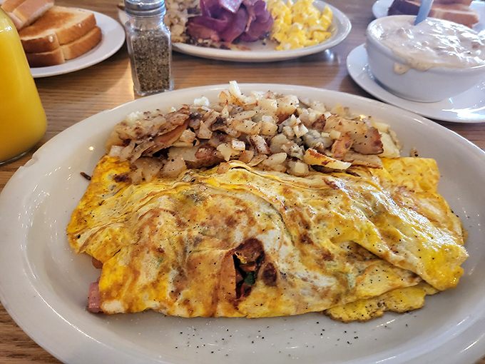 This omelet doesn't need a fancy French name to tell you it means business &ndash; folded perfection that's fluffy, filled, and fundamentally fantastic.