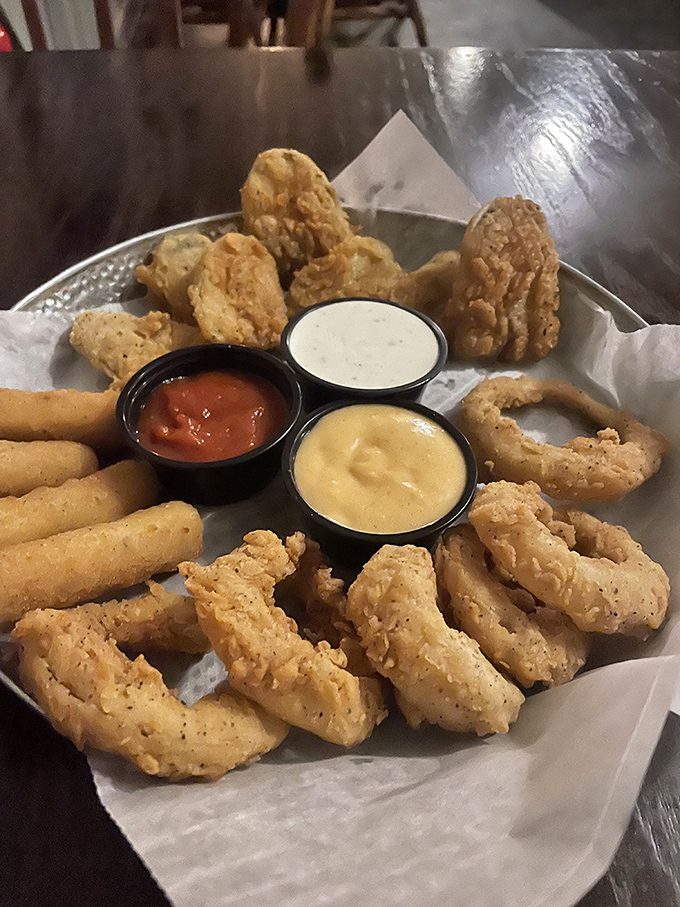 The appetizer platter that ruins diets and creates memories. Worth every extra minute on the treadmill tomorrow.