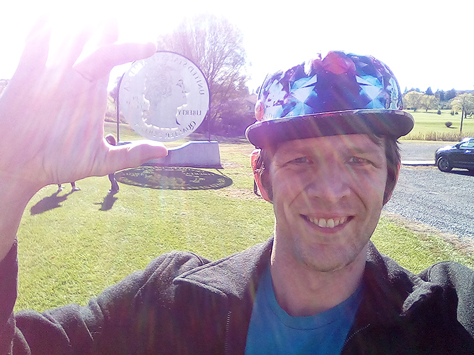 Perspective photography reaches new heights when your subject is already twenty feet off the ground.