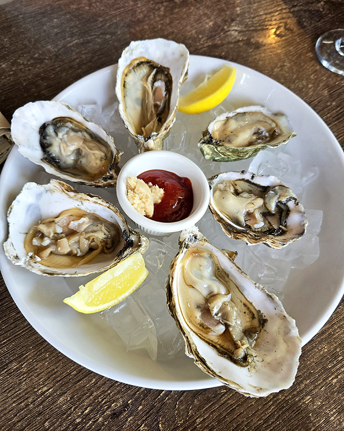 Nature's perfect appetizer: briny, fresh, and needing nothing more than a squeeze of lemon and good company to enjoy them with.