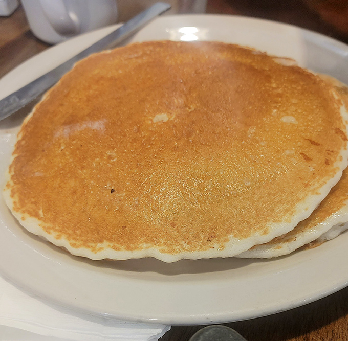 The pancake that launched a thousand road trips&mdash;golden-brown, fluffy, and wider than your smile will be after the first bite.