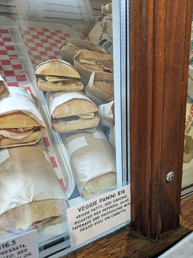 Golden-pressed panini perfection that transforms simple ingredients into something absolutely extraordinary and memorable.