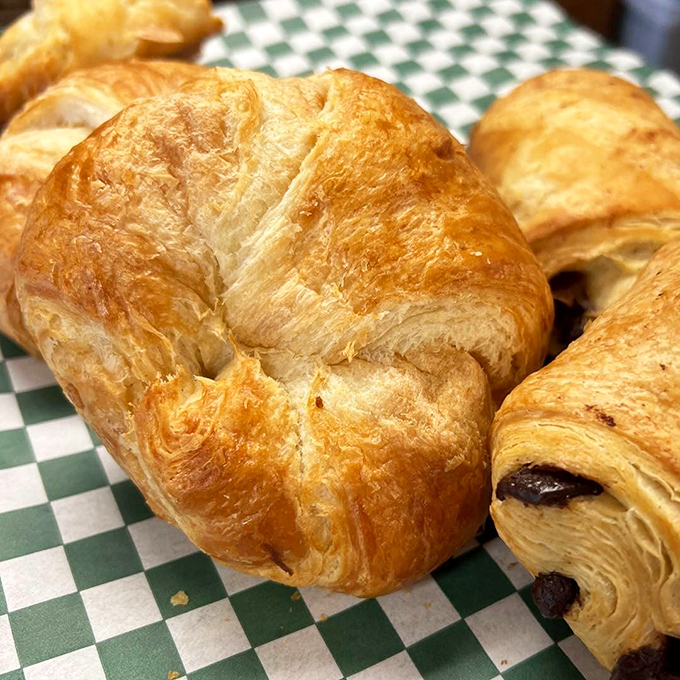 Buttery croissants that would make a Parisian nod in approval. In the hierarchy of road trip rewards, these rank supreme.