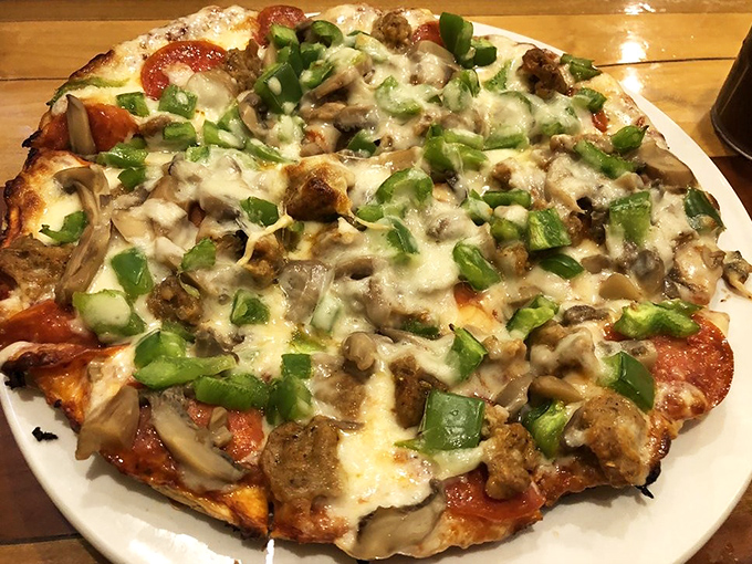 Pizza that doesn't try to be Italian or New York or Chicago&mdash;it's proudly Ohio, loaded with toppings in a display of Midwestern generosity.