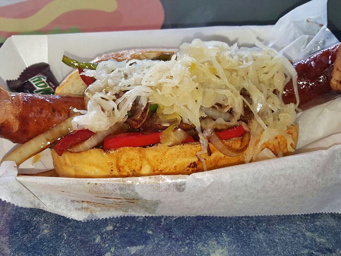 This Polish sausage with its caramelized toppings isn't just a meal&mdash;it's an international incident of flavor your passport will thank you for.