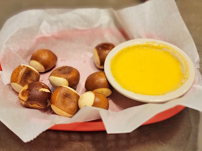 Pretzel bites with cheese sauce &ndash; the appetizer equivalent of a perfect opening act that threatens to steal the whole show.
