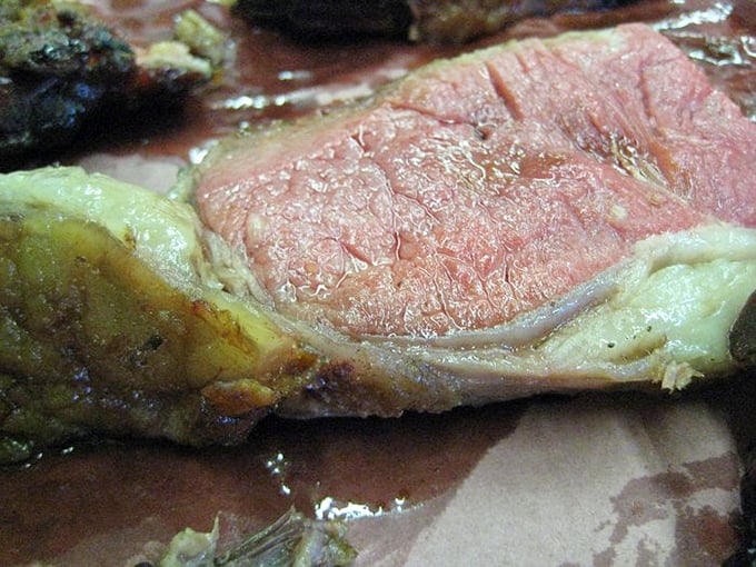 Prime rib so tender it practically falls apart before you even touch your knife.