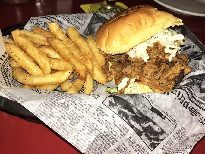Carolina-style pulled pork that makes you wonder why anyone ever settled for mediocre barbecue sandwiches.