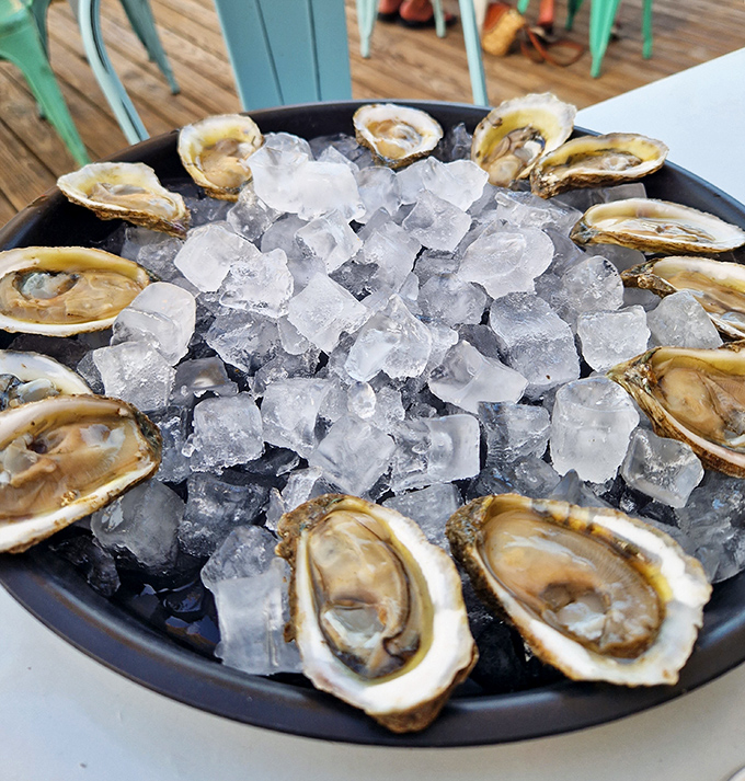 Nature's perfect appetizer&mdash;briny treasures nestled on ice, needing nothing more than a squeeze of lemon and a moment of appreciation.