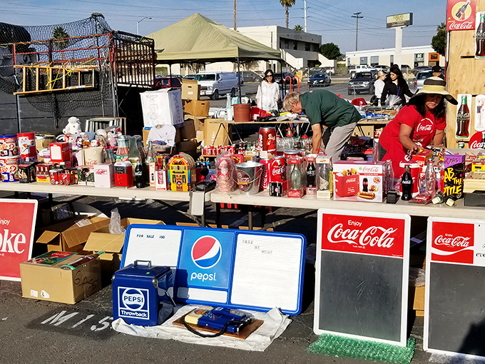 This Coca-Cola collector's paradise would make Don Draper weep with nostalgia. Every vintage sign tells a story of American pop culture.