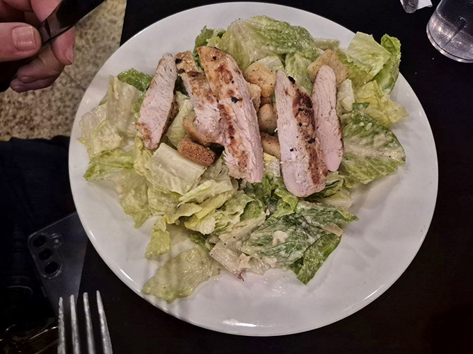 When you need to pretend you're eating something healthy before diving into that grilled cheese, their salads offer a convincing alibi.