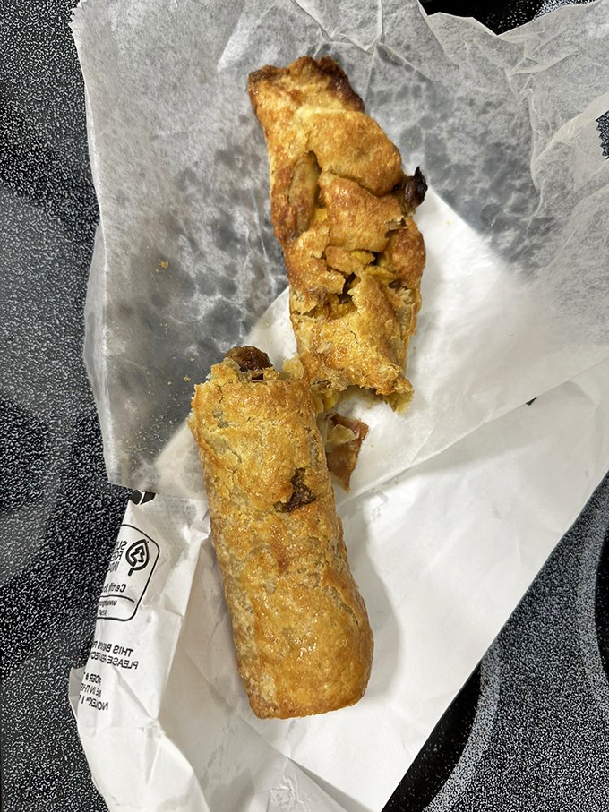 This sausage roll isn't just street food&mdash;it's a masterclass in pastry engineering. Flaky, buttery, and utterly irresistible.