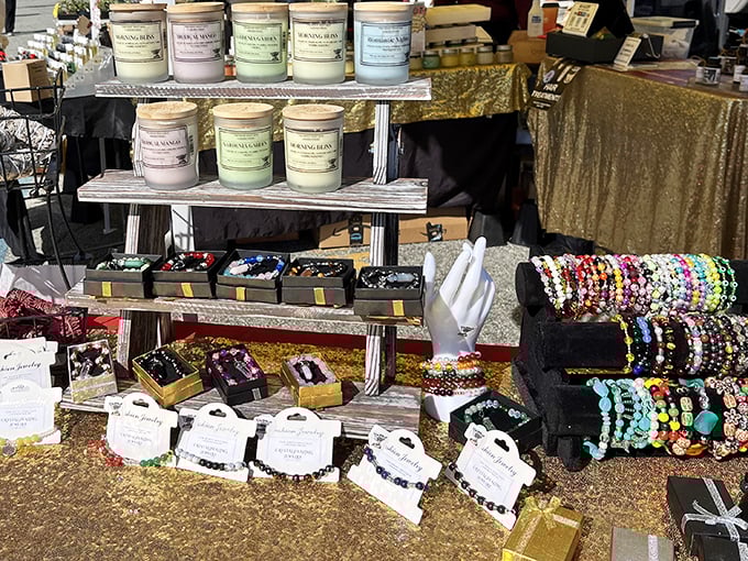 Aromatherapy meets arm candy&mdash;handcrafted candles and vibrant bracelets that bring both scent and style to your home and wrist.