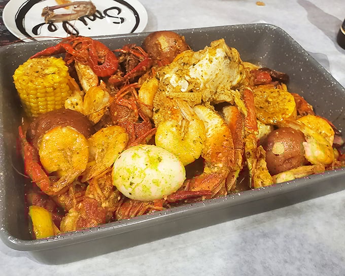 Seafood boil that would make coastal restaurants jealous &ndash; proof that great seafood can indeed be found in Pennsylvania when prepared with this much care.