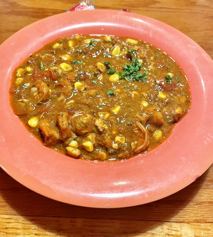 This seafood gumbo looks like Louisiana decided to take a Florida vacation and never left &ndash; pure comfort in a bowl.