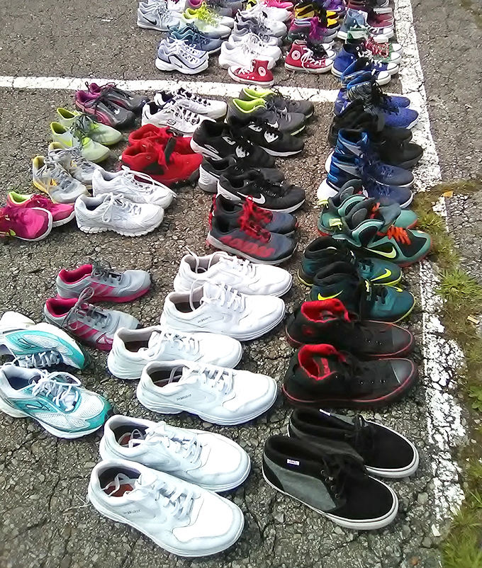 Footwear archaeology at its finest &ndash; every pair represents someone's journey through life's adventures and misadventures.